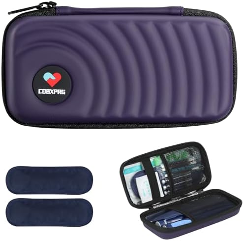 Amazon.com: CDBXPRG Insulin Cooler Travel Case,Diabetic Cold Pack ...