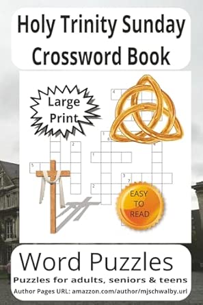 Holy Trinity Sunday Crossword Search Puzzle: Holy Trinity Sunday Word ...