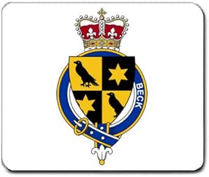Amazon.com: Beck England Family Crest Coat of Arms Mouse Pad : Office ...