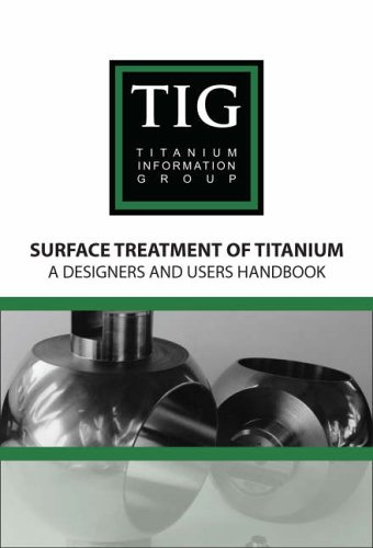 Surface Treatment of Titanium: A Designers and Users Handbook: Amazon ...