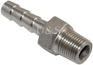 1/2" Male Thread Pipe Fitting x20mm Barb Hose Tail Connector Stainless ...