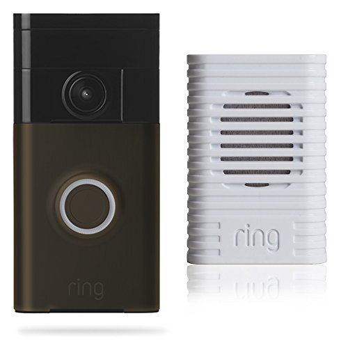Ring Video Doorbell Wi-Fi Enabled Smartphone Compatible Chime Bundle ...