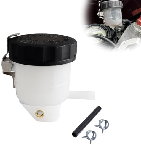 Amazon.com: Motorcycle Brake Fluid Reservoir Front Tank Oil Cup ...