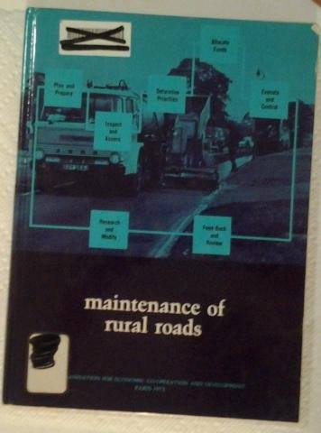 Amazon | Maintenance of Rural Roads: Principles of a Road Maintenance ...