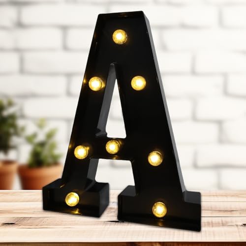 Amazon.com: TEHIBIEN LED Light Up Marquee Letters, Battery Powered ...