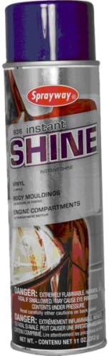 Amazon.com: Sprayway SW936 Aerosol Instant Shine Vinyl Cleaner and ...