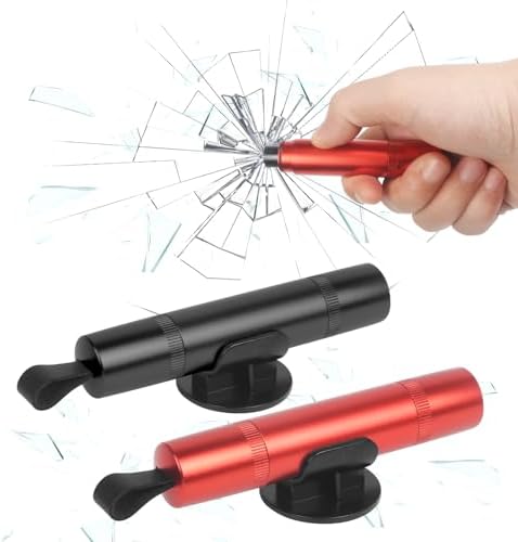 ZUYIST 2PCS Safe Hammer for Car Windows, Portable Compact Rescue Stick ...