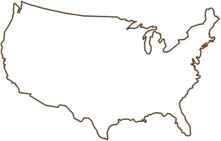 Amazon.com: USA, United States Stencil Made from 4 Ply Matboard : Arts ...