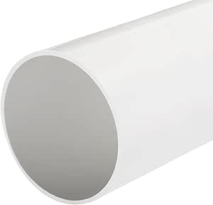 Amazon.com: MECCANIXITY 5.5 Inch PVC Rigid Tube Round Pipe Tubing Hardware Tubing 131.4mm ID ...