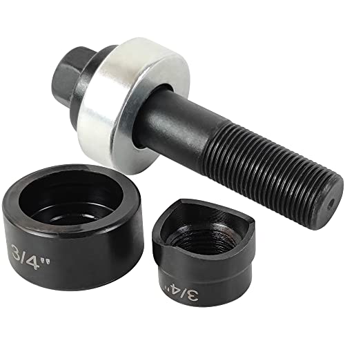 Snapklik.com : AMZCNC Manual Knockout Punch Kit, Heavy Duty Metal Sheet ...
