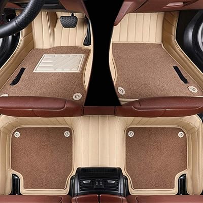 Premium 10D Car Foot Mat for Tata Curvv EV | Luxury Leather | Double ...