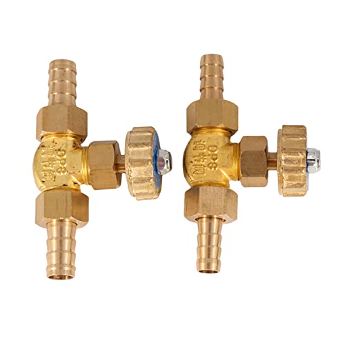 CHANWA Valve 8mm/10mm 1 Mpa Water Valve ID Hose Barb Brass Parallel ...