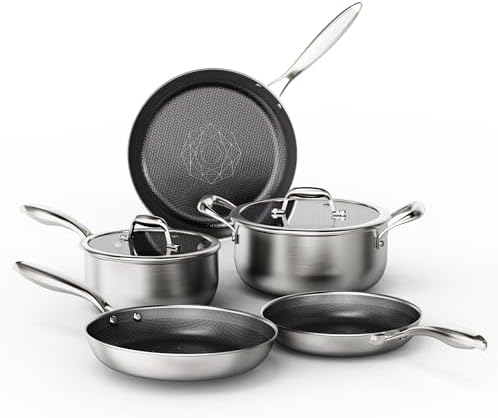 Amazon.com: COOKER KING Stainless Steel 7PCS Cookware Set, Pots and ...