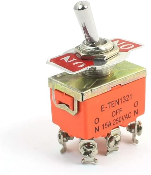 Robocraze DPDT 6 Pin Toggle Switch ON-OFF-ON (15A 250V) : Amazon.in: Industrial & Scientific