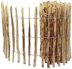 Wooden Fence - Hazel Fence/roll Length: 5 m/Lath spacing 7-8 cm/Height ...