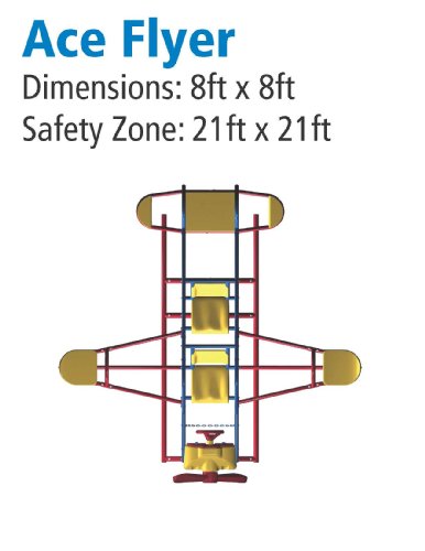 Lifetime Ace Flyer Airplane Teeter Totter - Primary Colors (151110 ...