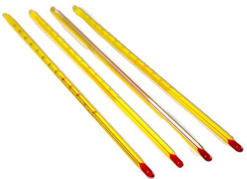 non mercury glass thermometer -10 to110 degrees celsius pack of 4 with ...