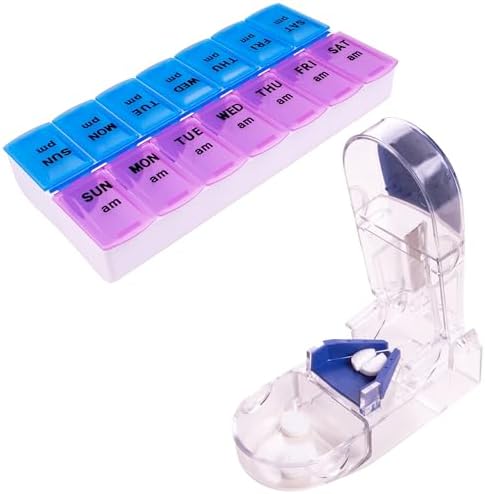 Amazon.com: Apex Twice-A-Day Medicine Pill Organizer with Ultra Pill ...