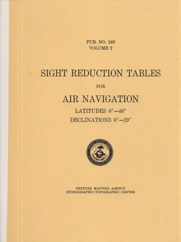 Sight Reduction Tables for Air Navigation, Vol. 2 (Spiral Bound ...