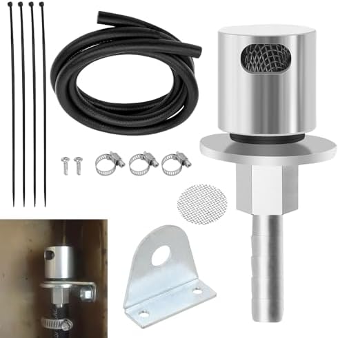Amazon.com: Remote Mount Vent Valve w/Fuel Line Kit for Fuel Tanks, 5/ ...
