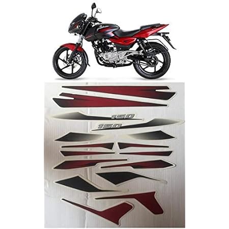 Motorcycle Bike Fancy Body Stickers and Decals kit Stickers for Pulsar ...