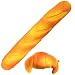 Soft Toast Bread Baguette Shape Anti-Skid Keyboard Wrist Rest Support ...