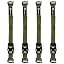 HIKEMAN Tactical Rush Tier System - Adjustable Molle Backpack Straps ...