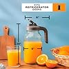 County Line Kitchen Glass Cold Brew Coffee Maker with Lid - Wide Mouth ...
