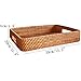 Amazon.com: 15 Inch Large Size Handwoven Serving Tray, Decorative ...