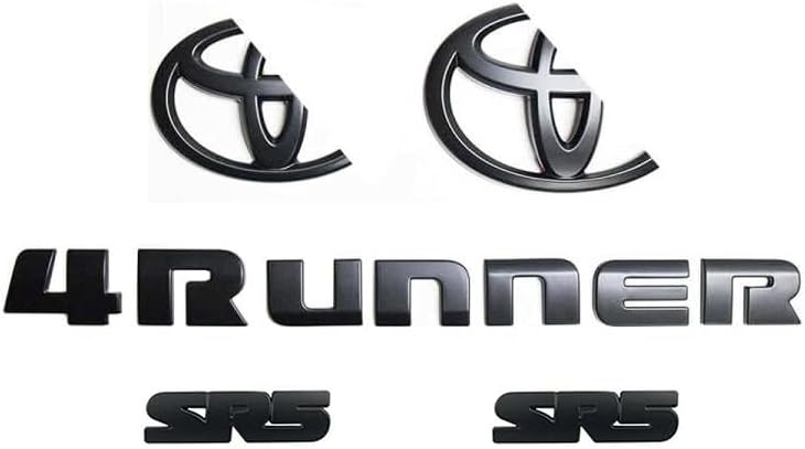 Amazon.com: Black Out/Blackout Overlay Emblem Set/kit fit for 4 Runner ...