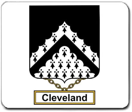 Amazon.com: Cleveland Family Crest Coat of Arms Mouse Pad : Office Products
