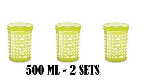 Milton Storex Container Set of 18pcs (500,750,1000ml Each) Green Color ...