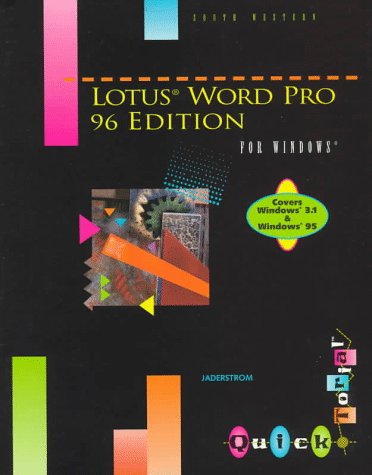 Amazon.com: Lotus Word Pro 96 Edition: QuickTorial: 9780538715270 ...