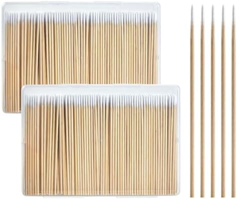 Amazon.com : 800Pcs Pointed Cotton Swabs with Storage Case, Precision ...
