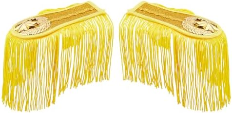 Amazon.com: SUPERFINDINGS 1 Pair 2Pcs Gold Fringe Epaulettes Honor ...