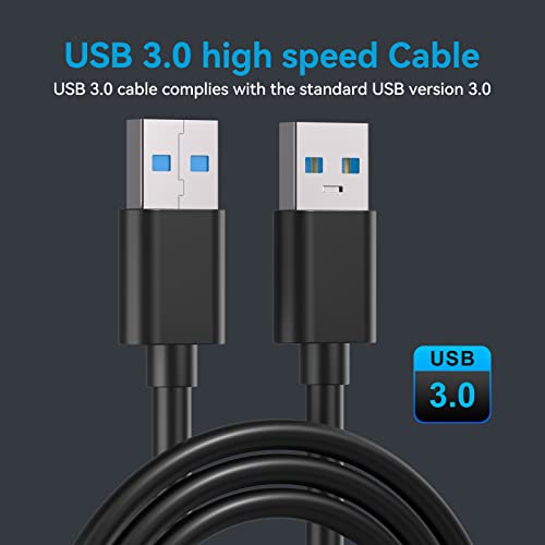 Snapklik.com : USB To USB Cable 33FT 1M USB 3.0 Male To Male Type A To ...