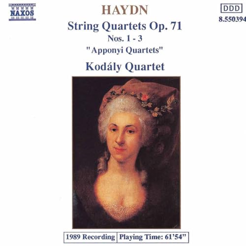 Play Haydn: String Quartets Op. 71, Apponyi Quartets by Kodály Quartet on Amazon Music