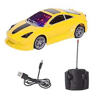 WISHKEY ABS Plastic Remote Control Drift Racing Car with 3D Lights ...