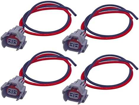 Amazon.com: 6x High Impedance Female Fuel Injector Connector Electrical ...