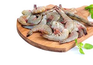 FreshToHome White Prawns/Naaran/Jinga (80 to 90 count) | Headless with ...