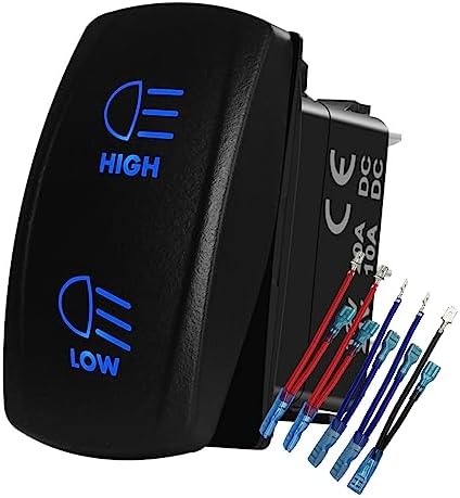 Amazon.com: Bright Light Powersports - Laser Rocker Switch - HEADLIGHTS ...