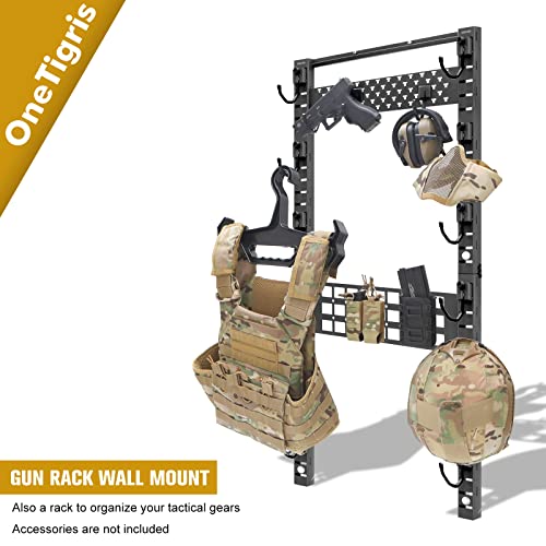Snapklik.com : OneTigris Gun Rack Wall Mount -Hold Up 100lbs Indoor ...