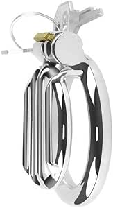 Amazon.com: Flat Padlock Free Chastity Device Extremely Short Chastity ...