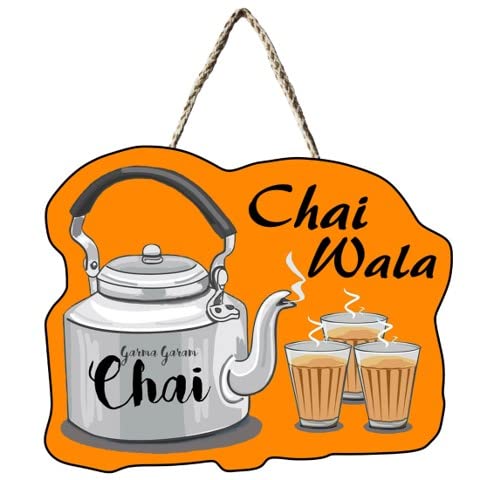 Chai Wala| Quote Printed|Home Wall Décor| Sign Hanging | Rooms, Kitchen ...