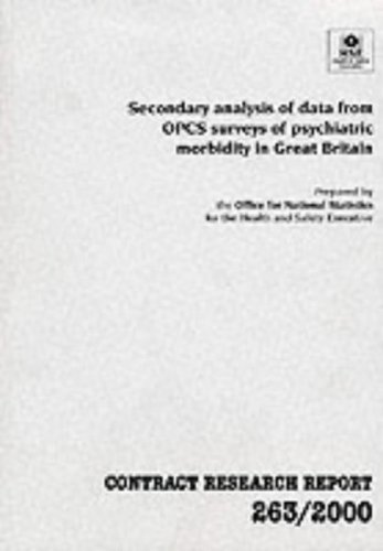 Secondary Analysis of Data from OPCS Surveys of Psychiatric Morbidity ...