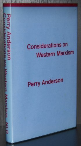 Considerations on Western Marxism: Perry Anderson: 9780902308671 ...