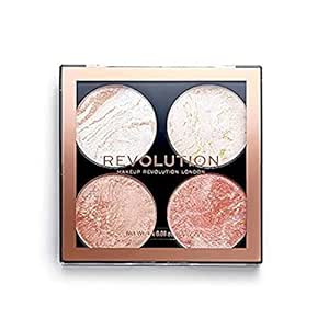 Amazon.com : Makeup Revolution Cheek Kit, Take A Breather: 12 Shimmery ...