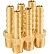 Amazon.com: Brass Pipe Fittings, SUNGATOR 1/2 Inch Male x 1/2 Inch ...
