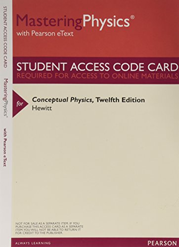 Mastering Physics with Pearson eText -- ValuePack Access Card -- for ...