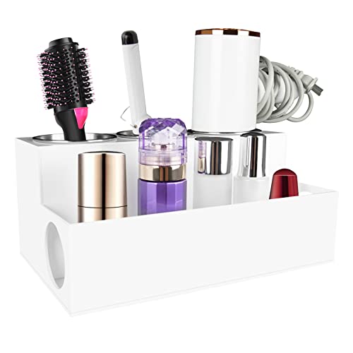 OTZRTIY Hair Tool Organiser, Clear Acrylic Hair Dryer Holder ...